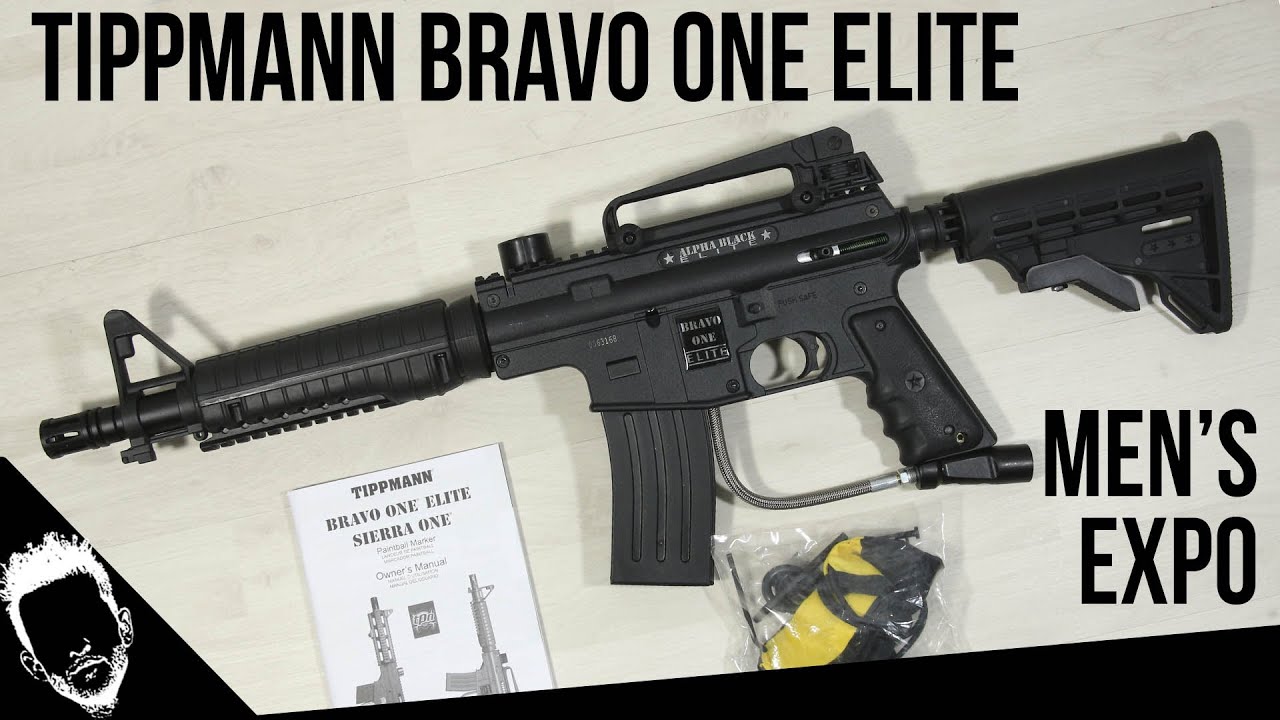 Marcadora de paintball Tippmann Bravo One Elite (Guía de inicio) - YouTube
