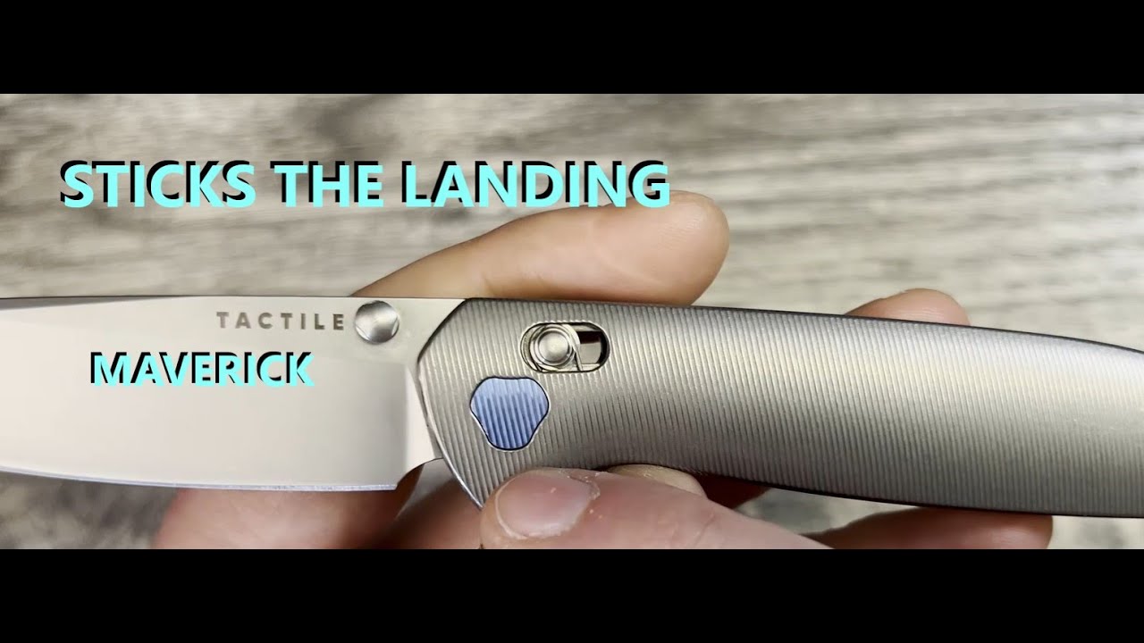 Tactile Maverick, starts bumpy but sticks the landing - YouTube