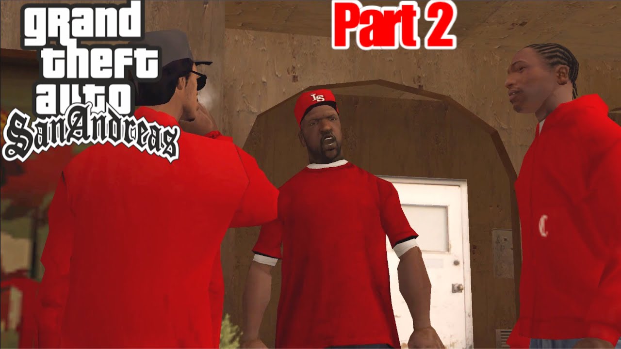 GTA San Andreas | Blood Gang Member Mod Gameplay Part 2 - YouTube