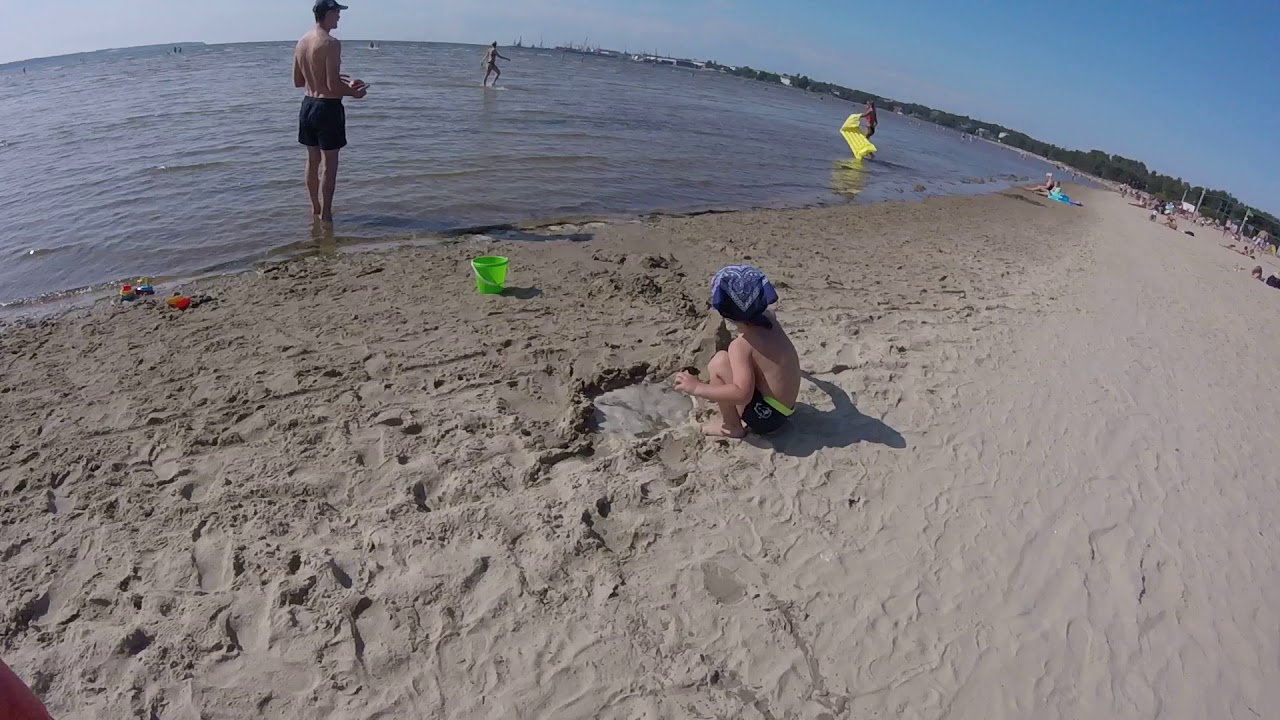 Stroomi rand beach Tallinn - YouTube