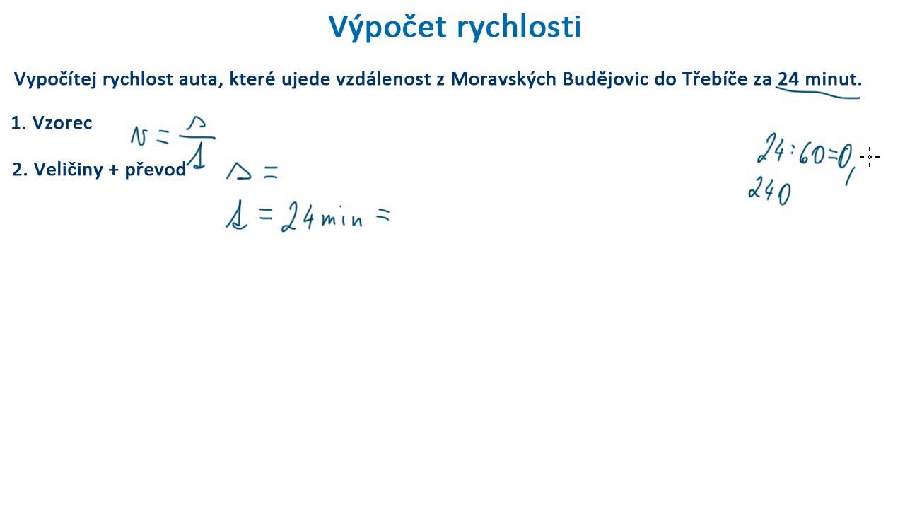 V po et Rychlosti YouTube
