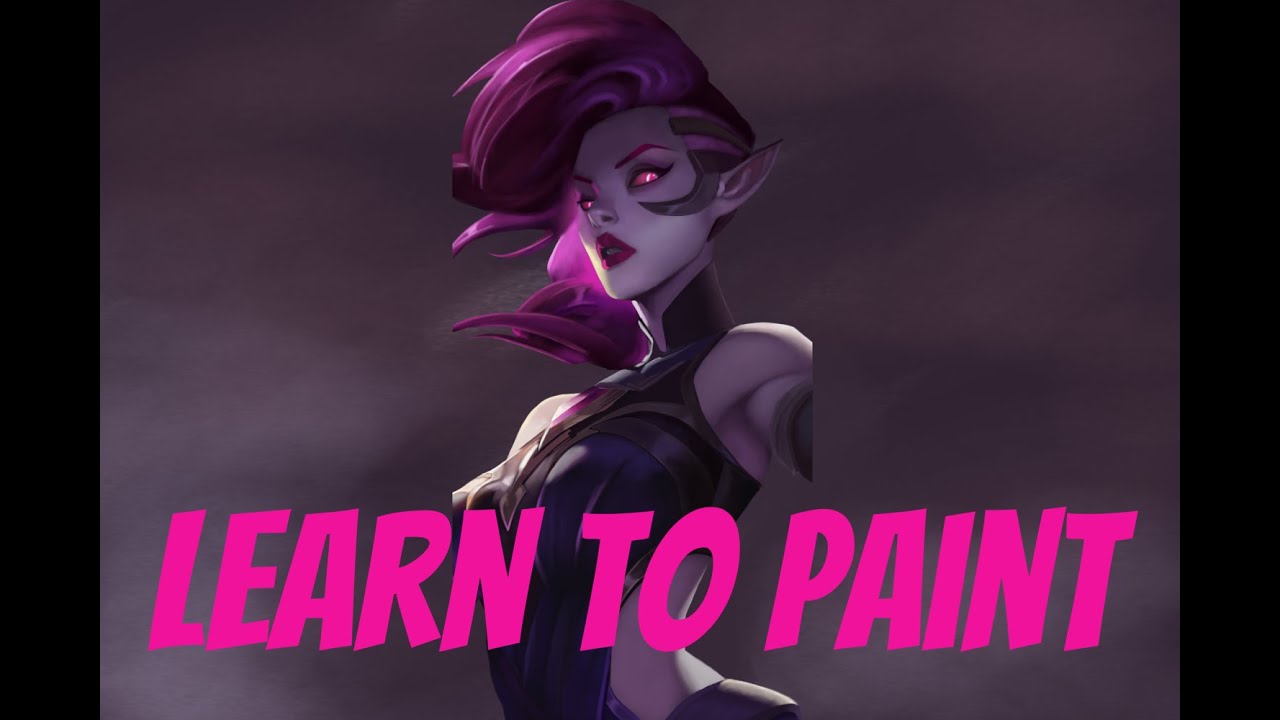 Learn to paint | Repainting series : Morgana Fanart - YouTube