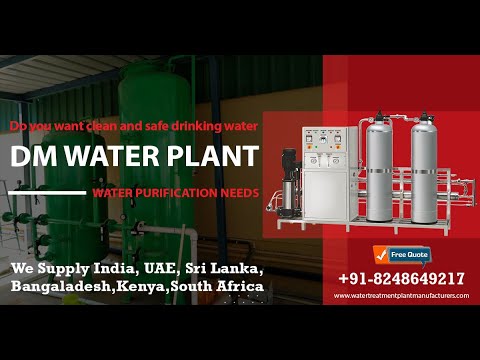 Dm Water Treatment Plant Installation | Dm Plant Setup ...