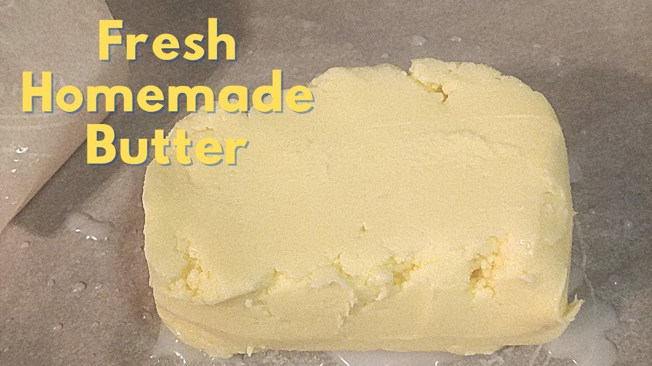 How to Make Farm Fresh butter - YouTube