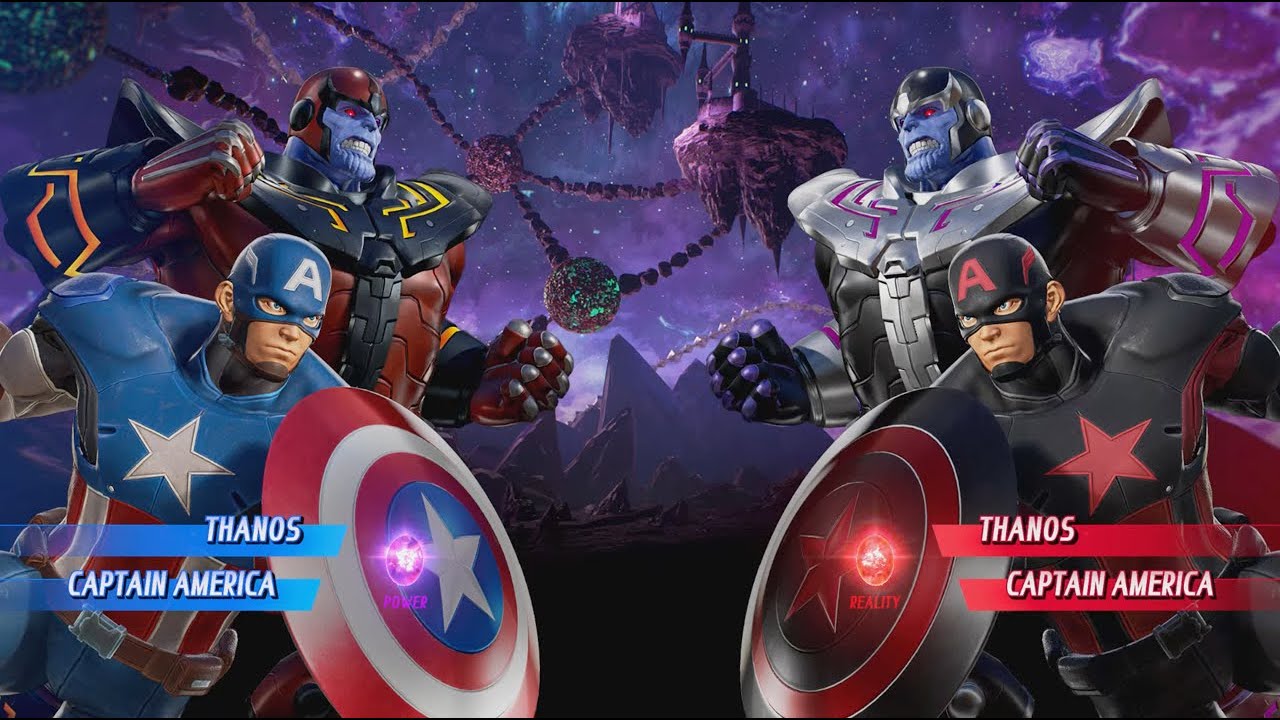 Thanos and Captain America vs Thanos and Captain America - MARVEL VS ...