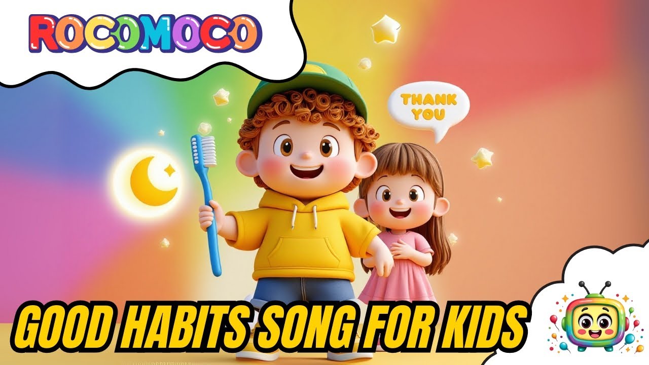 Good Habits Song for Kids | Rocomoco - Nursery Rhymes, Kids Songs ...