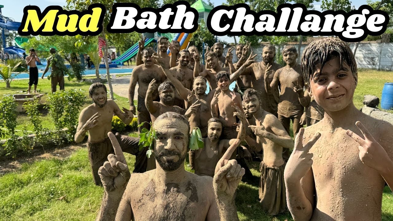 Mud bath challenge at PAK wonderland park haripur ! - YouTube