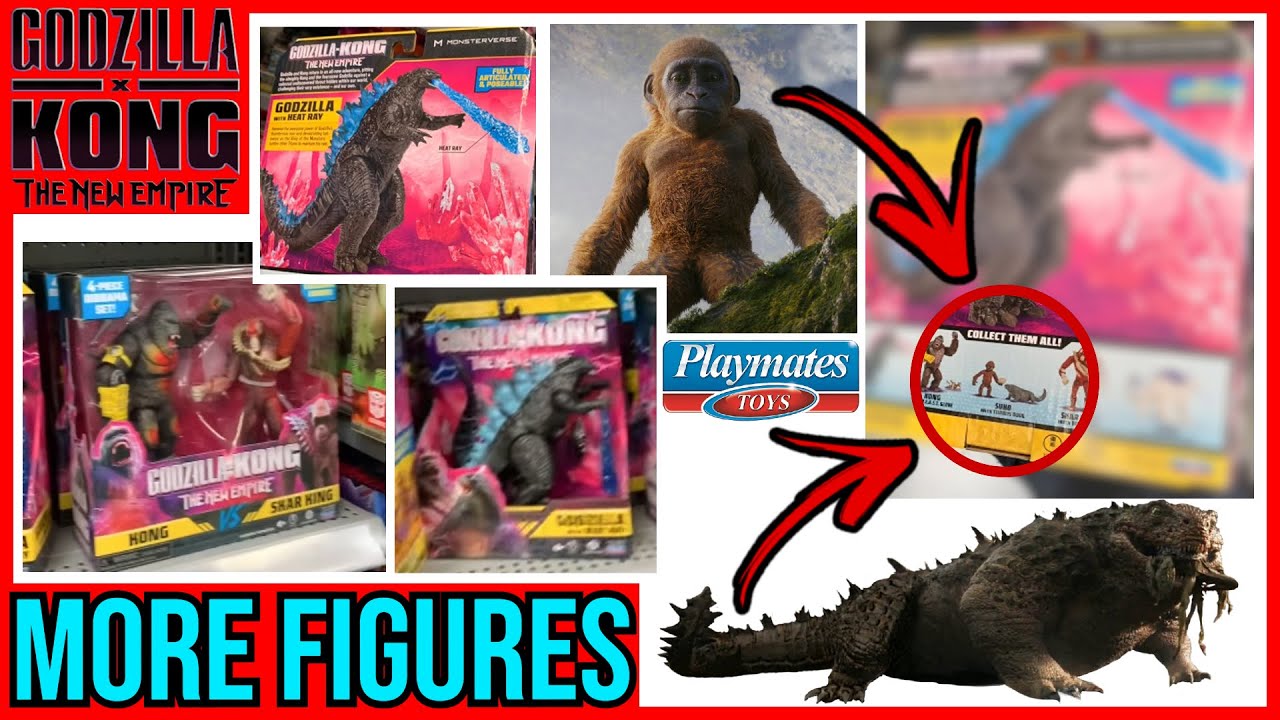 NEW DOUG & SUKO 2 PACK Godzilla x Kong The New Empire Playmates Toys ...