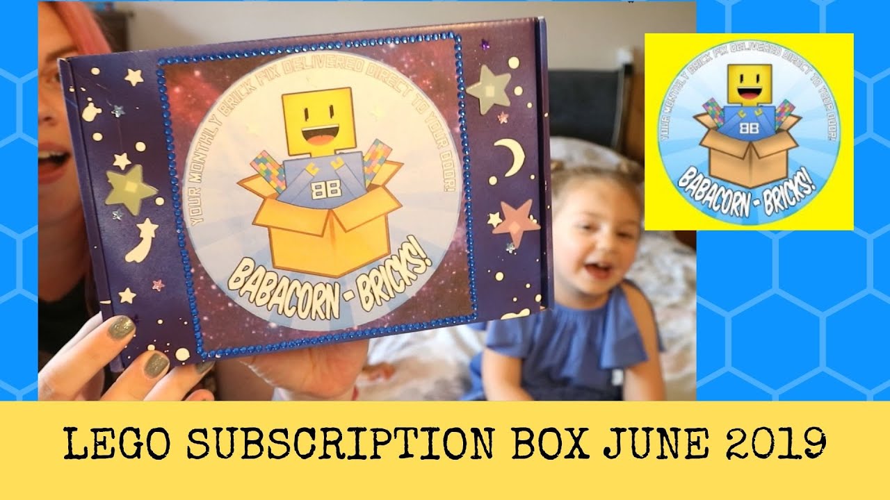 LEGO SUBSCRIPTION BOX UNBOXING - BABACORN BRICKS JUNE 2019 - YouTube