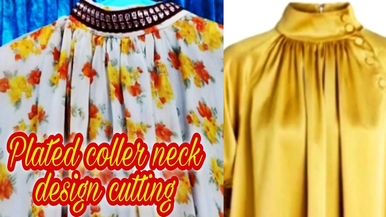 New plated ban neck design for girls | High neck top | Coller design ...