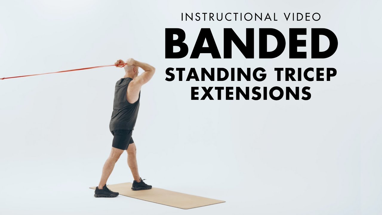 🔥 Banded Standing Tricep Extensions: Build Arm Strength & Perfect Your ...