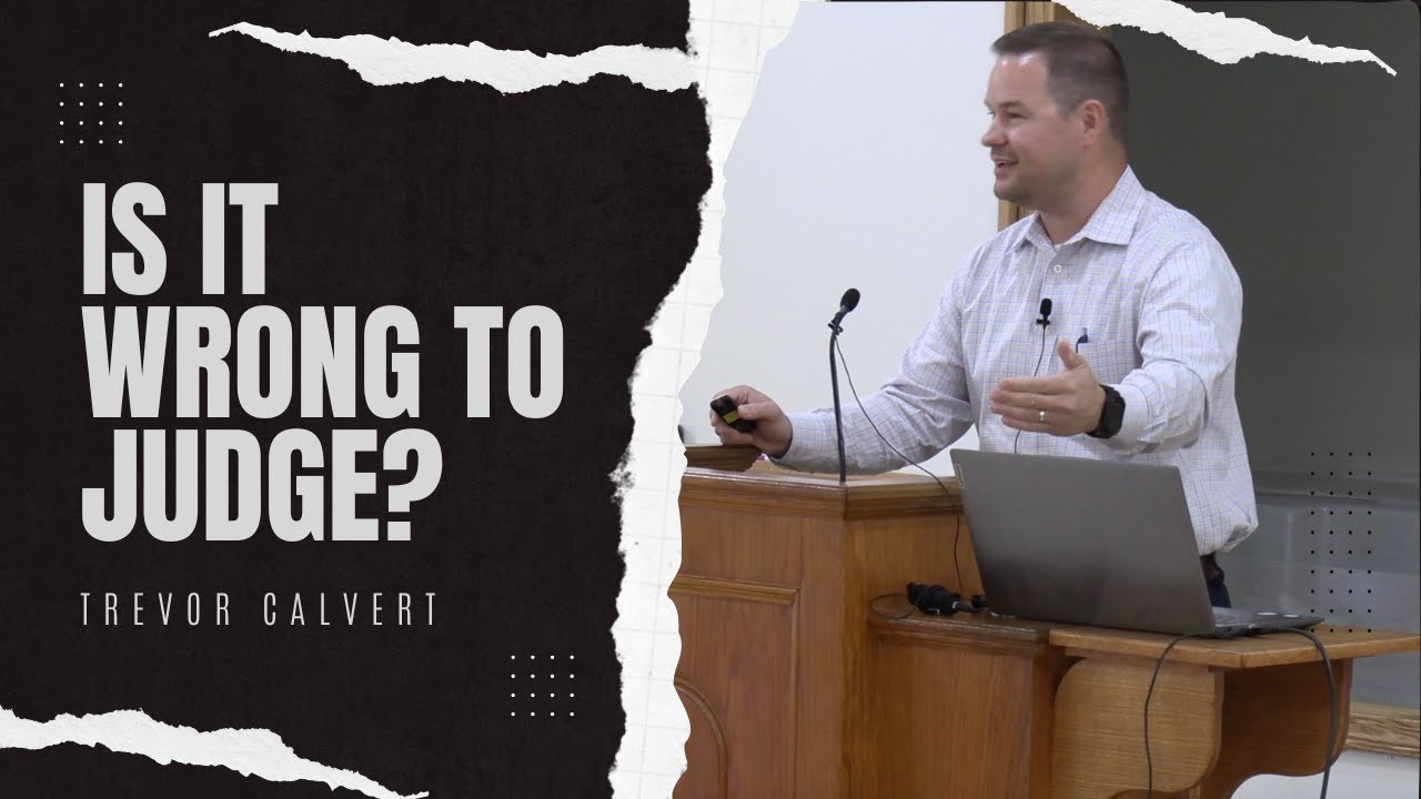 Is It Wrong to Judge? (Trevor Calvert) - YouTube