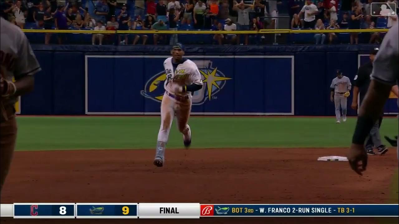 【2023MLB】Wander Franco再見轟當英雄！光芒9:8險勝守護者 - YouTube