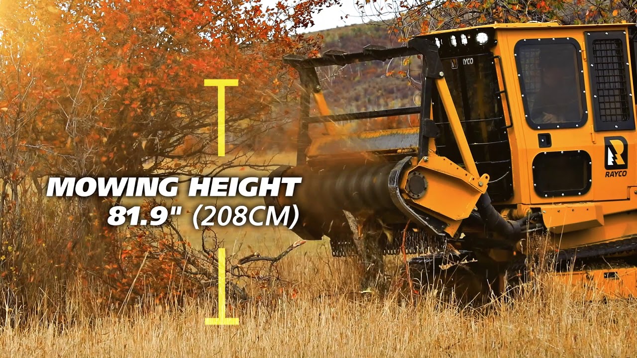 Rayco by Morbark C120 Forestry Mulcher Walk Around - YouTube