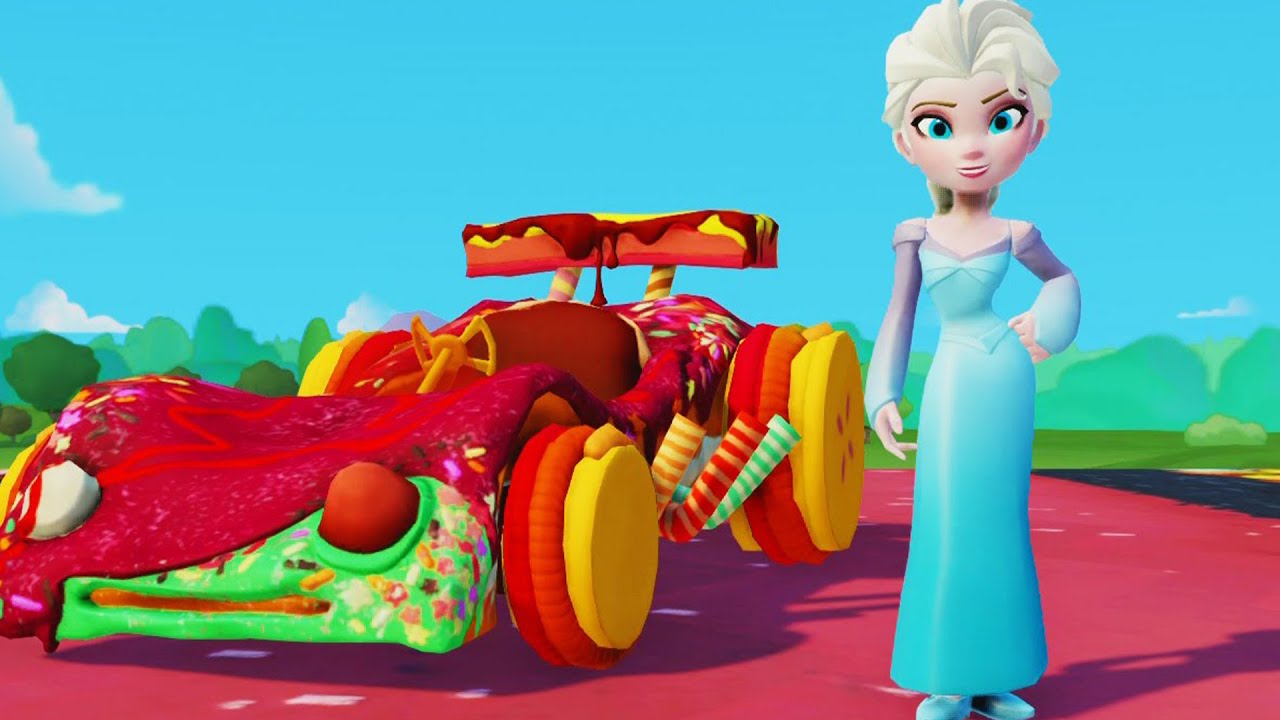 Принцесса Эльза Холодное Сердце и Тачки машинки Дисней Disney Frozen ...