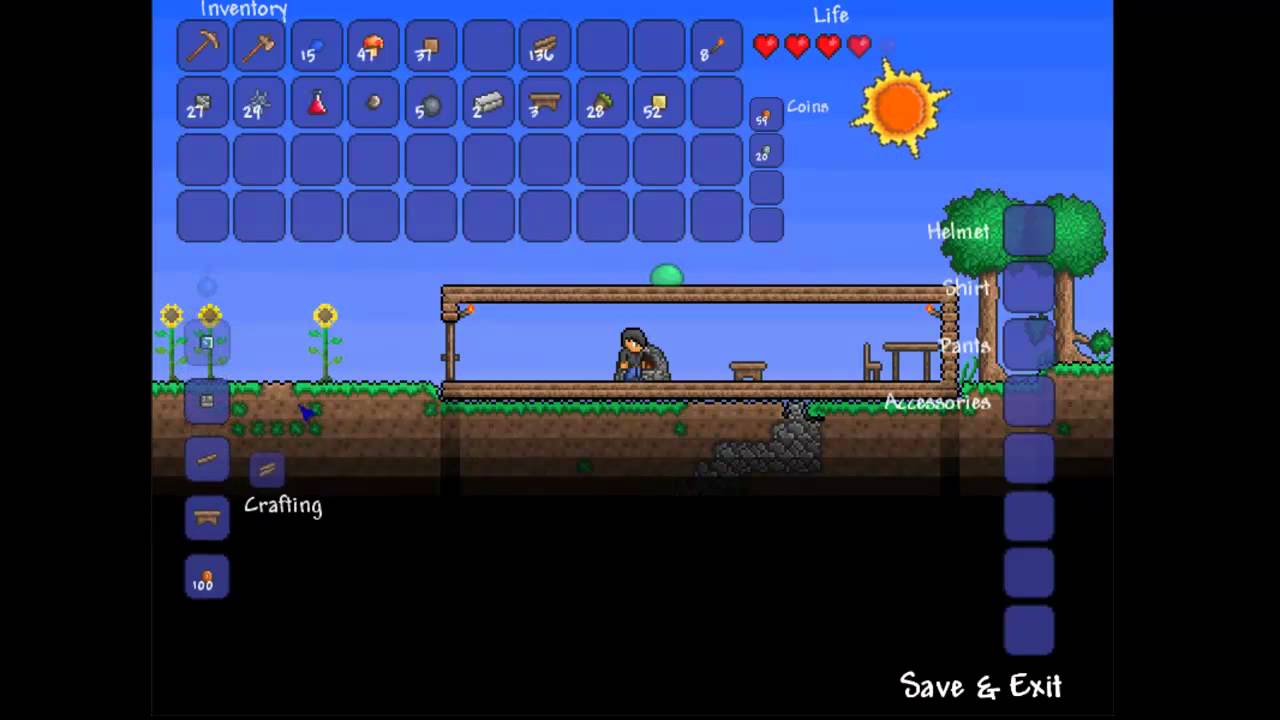 Terraria Ep.1 The Start :) - YouTube
