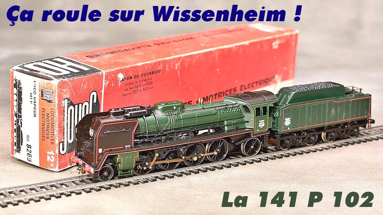Ça roule sur Wissenheim - La 141 P 102 Jouef (Champagnole) - YouTube