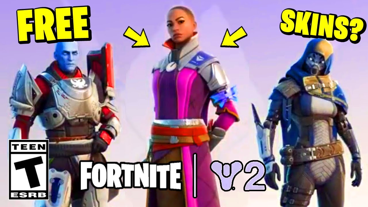 Fortnite X Destiny 2 Skin Showcase (Event Trailer & Free Rewards) - YouTube
