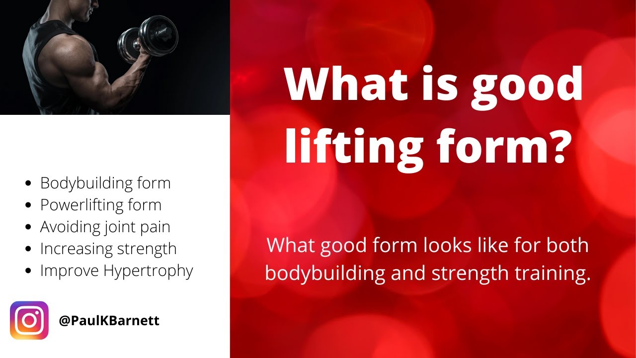 What is good lifting form? - Anabolic Bodybuilding - YouTube