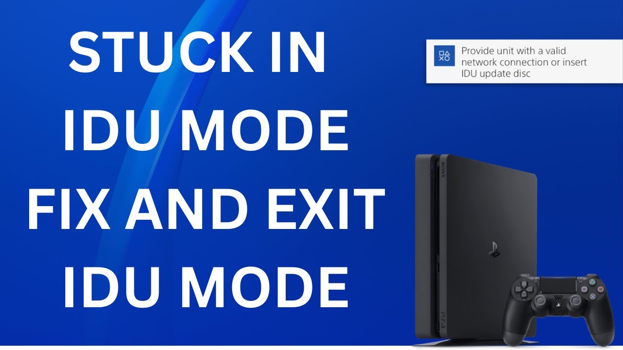 Stuck in PS4 IDU Mode? Easy Fix to Exit Demo Mode Instantly! 2026 - YouTube