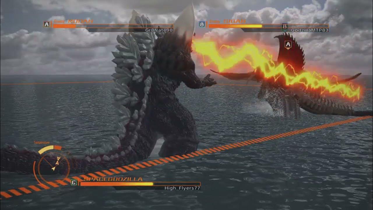 GODZILLA PS5 4K HDR - SpaceGodzilla vs. Gigan vs. Rodan - YouTube
