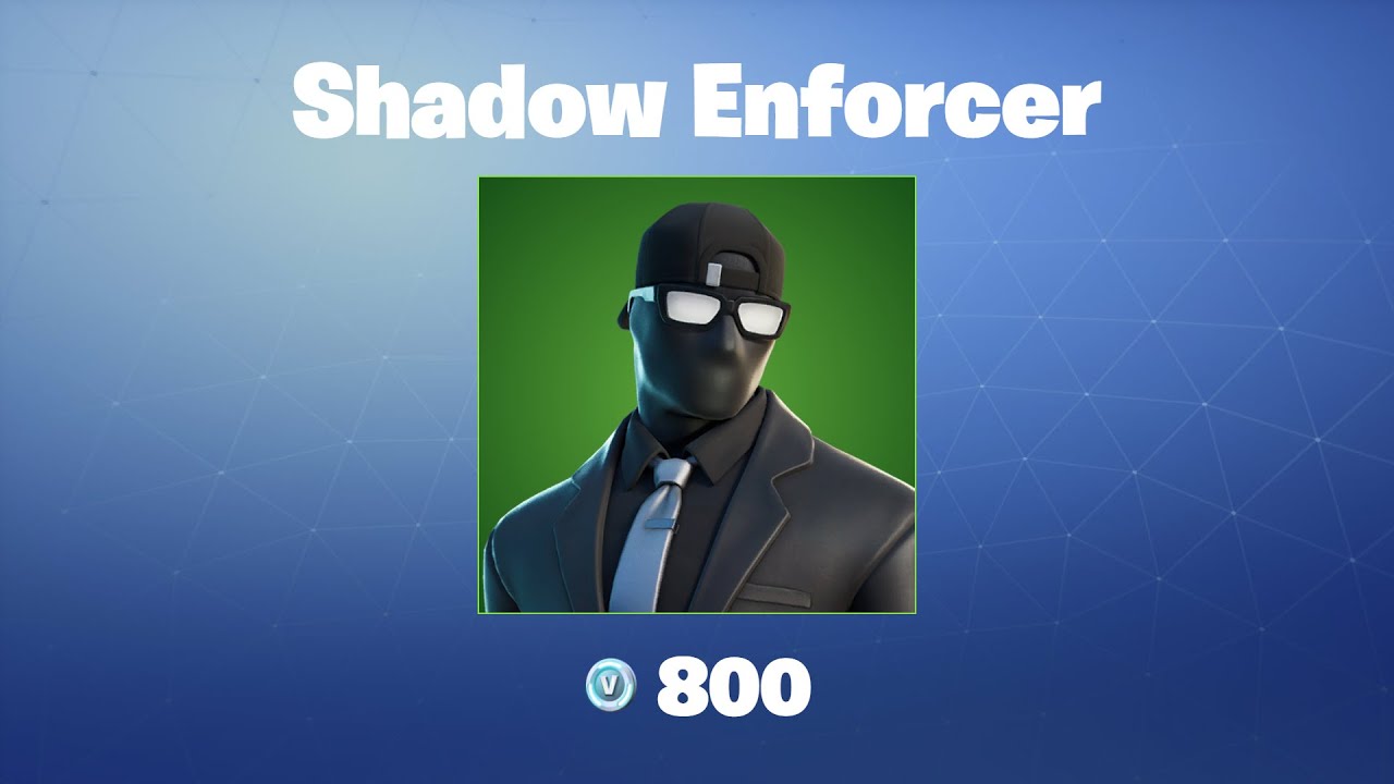 Shadow Enforcer | Fortnite Outfit/Skin - YouTube