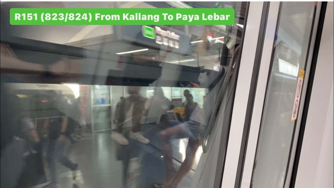 [PM Peak Debut!][SMRT] R151 (823/824) from Kallang to Paya Lebar(1 ...