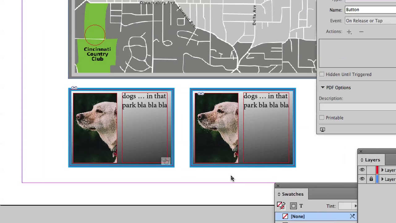 The Dog Breeds interactive PDF document part 35 Learning Adobe InDesign ...