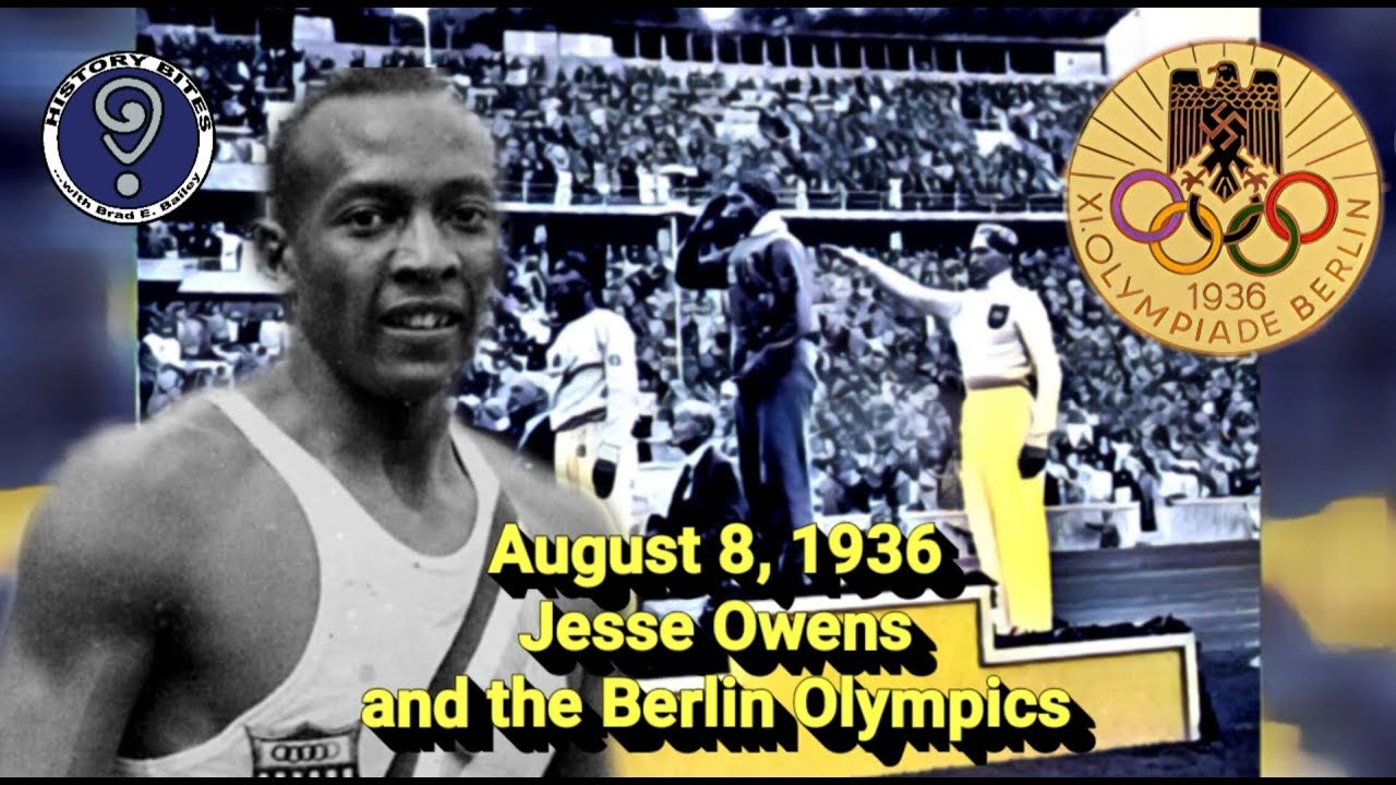 August 8, 1936 ~ Jesse Owens Crushes the 1936 Berlin Olympics - YouTube