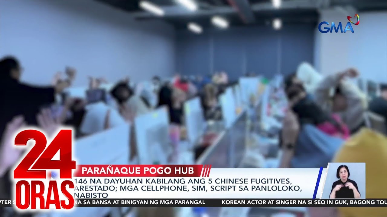 146 na dayuhan kabilang ang 5 Chinese fugitives, arestado | 24 Oras ...