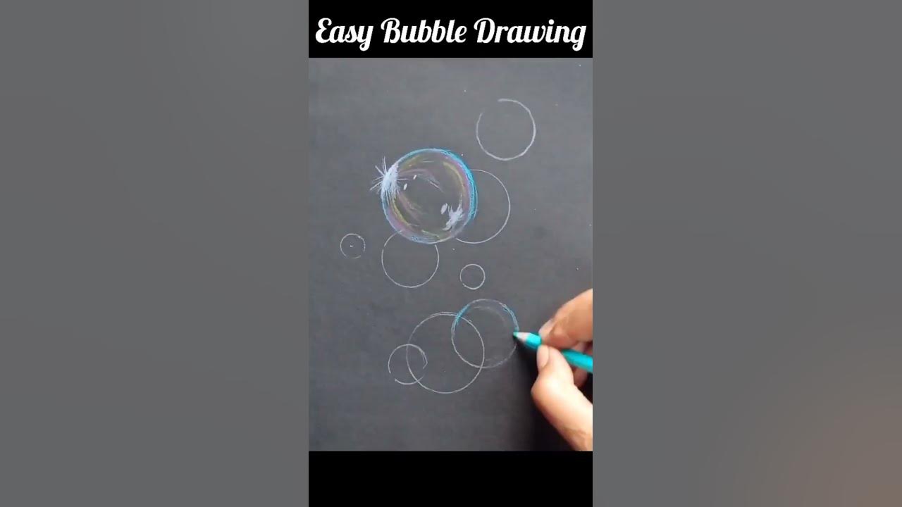 How To Draw Bubbles On Black Paper With Colored Pencil easydrawing how-to-draw-bubbles-on-black-paper-with-colored-pencil-easydrawing