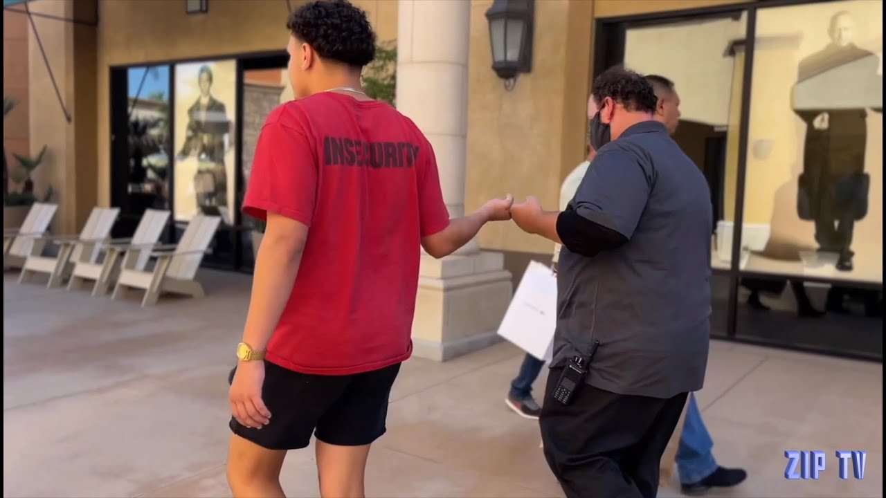 Security Escorted Me Around The Mall! - YouTube