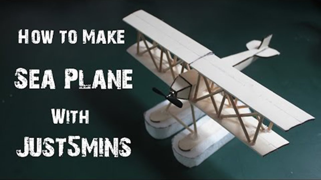 How to make Floating AIRCRAFT at home - Easy-to-Make - Just5mins - YouTube