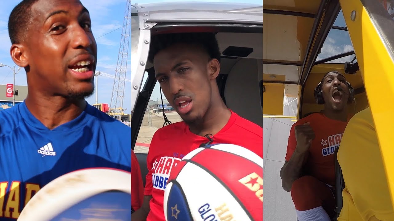 3 Epic Trick Shots | Harlem Globetrotters - YouTube