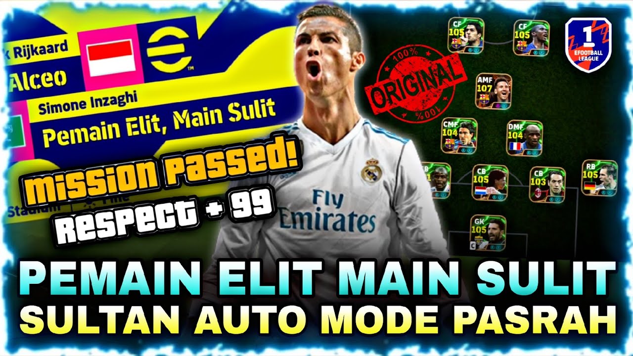 PEMAIN ELIT MAIN SULIT SULTAN AUTO MODE PASRAH SESUAI NICKNAMENYA ...