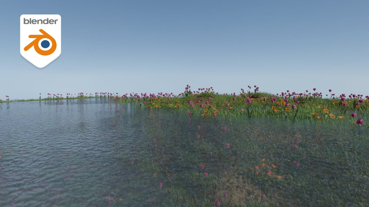 How To Make Realistic Water In Blender | Blender Tutorial - YouTube