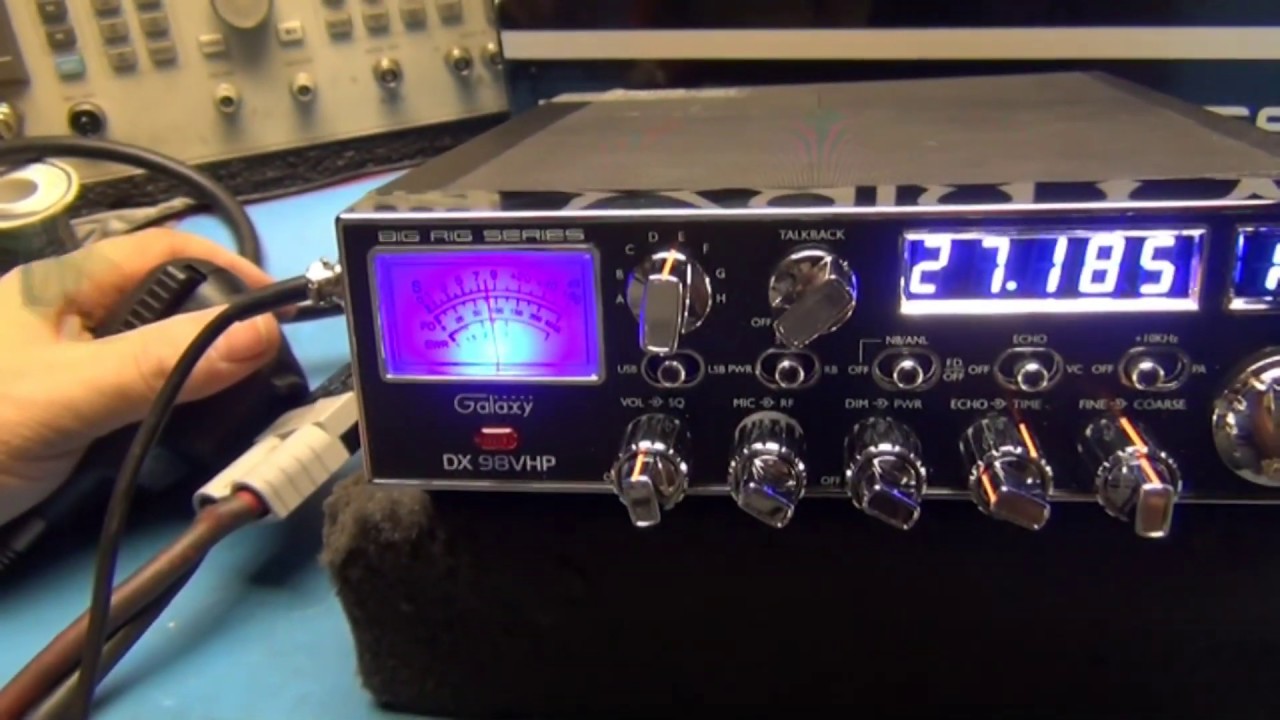 Galaxy DX-98VHP Tune-up Report - YouTube