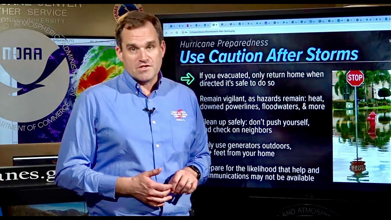 Final update on Hurricane Milton from the NHC in Miami, FL (October 10 ...