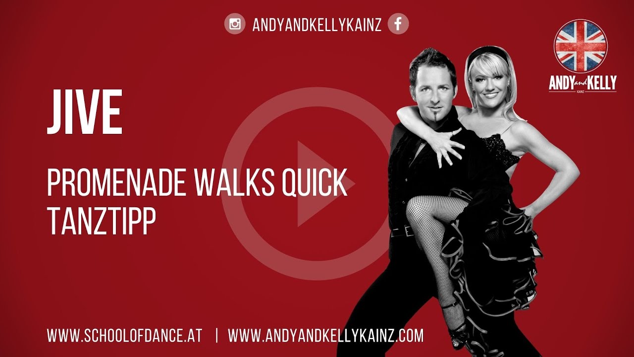 Jive Promenade Walks quick - Tanztipp - YouTube