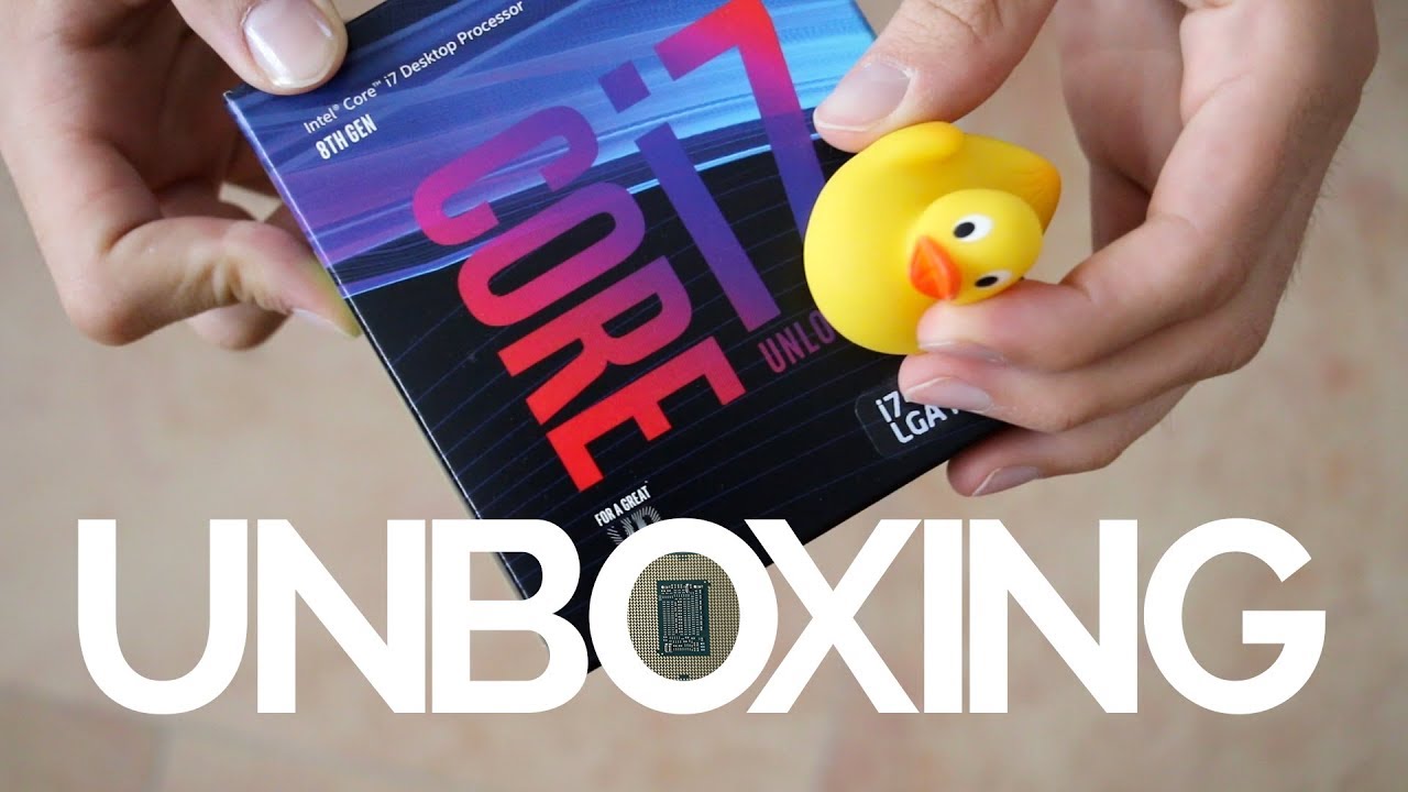 Intel Core i7-8700K | Unboxing 📦 - YouTube