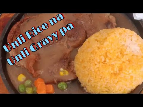 May bagong Unli Rice , Unli Gravy 99pesos lang(sizzling ...