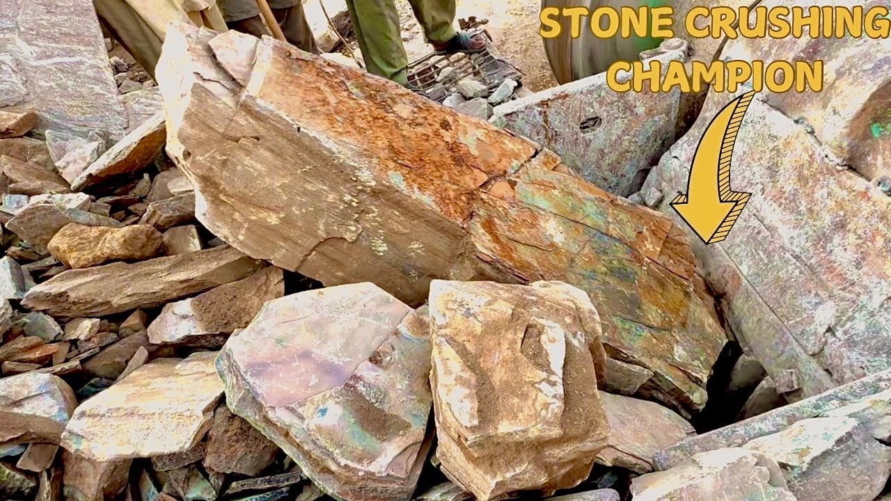 “Amazing Quarry Primary Rock Crushing Machine Working | Satisfying Rock ...