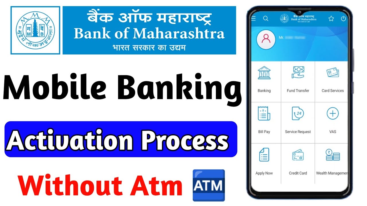 Bank of Maharashtra Mobile Banking Registration Online | Maha Mobile ...