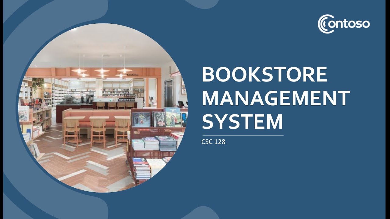 BOOKSTORE MANAGEMENT SYSTEM - YouTube