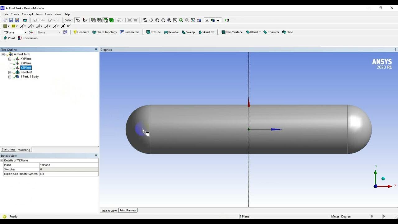 Fuel Tank ANSYS SIMULATION - YouTube