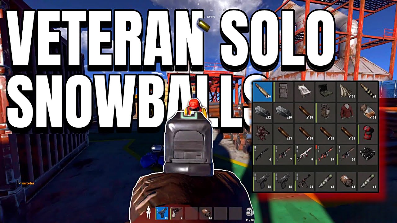 How A Veteran Solo Snowballs Rust Console Youtube