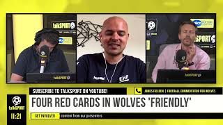 FOUR RED CARDS IN ONE GAME?! 😳 Wolves 'friendly' ends in havoc with 4 ...