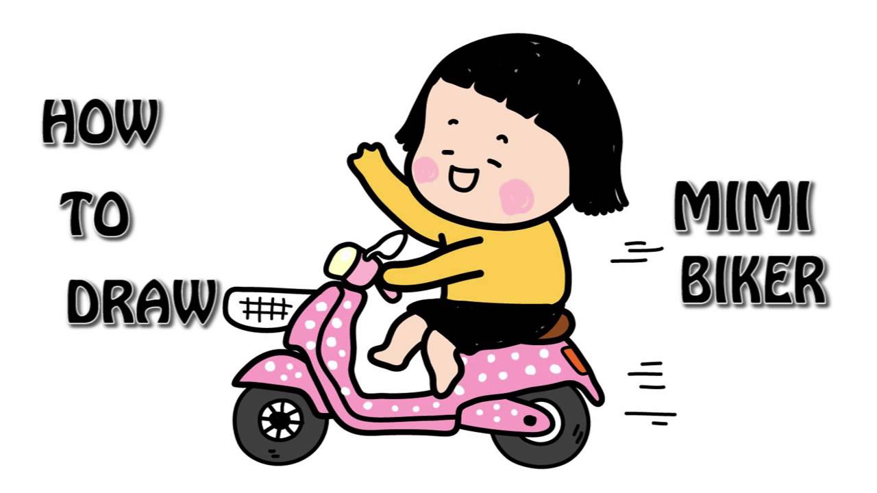 How to Draw Cartoons Mimi Summer Cartoon Animation Tutorial - YouTube