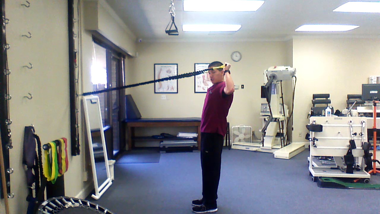 Rear Delt Row+External Rotation+Press - YouTube