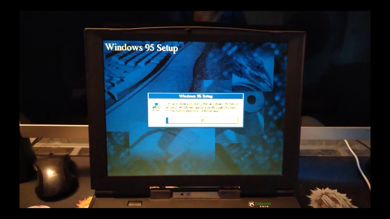 Windows 95 on a Gateway Solo 2500 (Using System Restore Disc) - YouTube